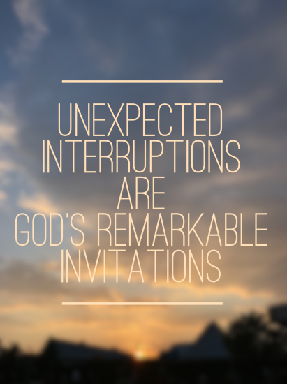 Divine Interruption | Kristi's Morning Devotional