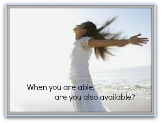 Able & Available | Kristi's Morning Devotional